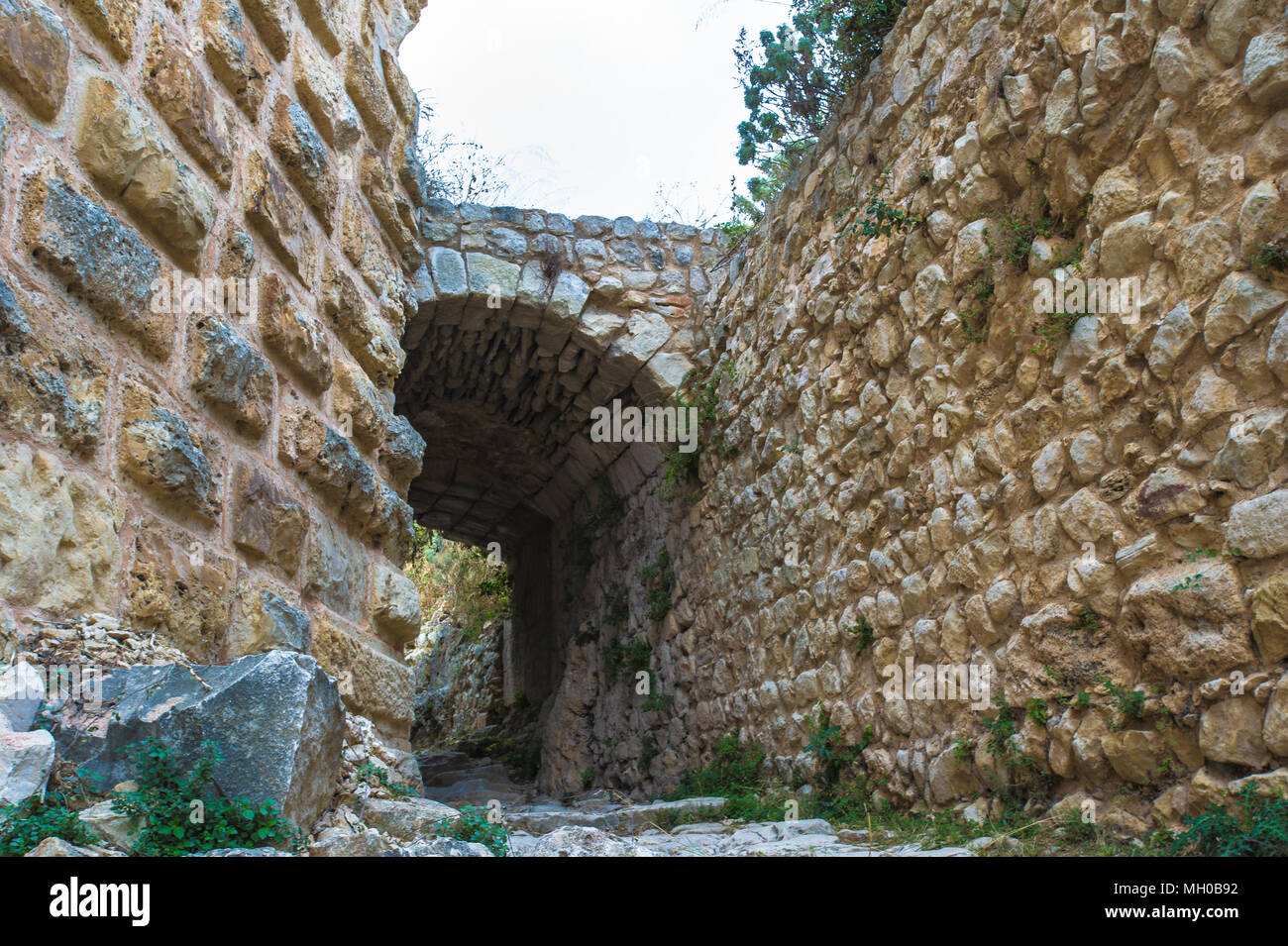 The fortress of Shaizar, a town in northern Syria, administratively ...