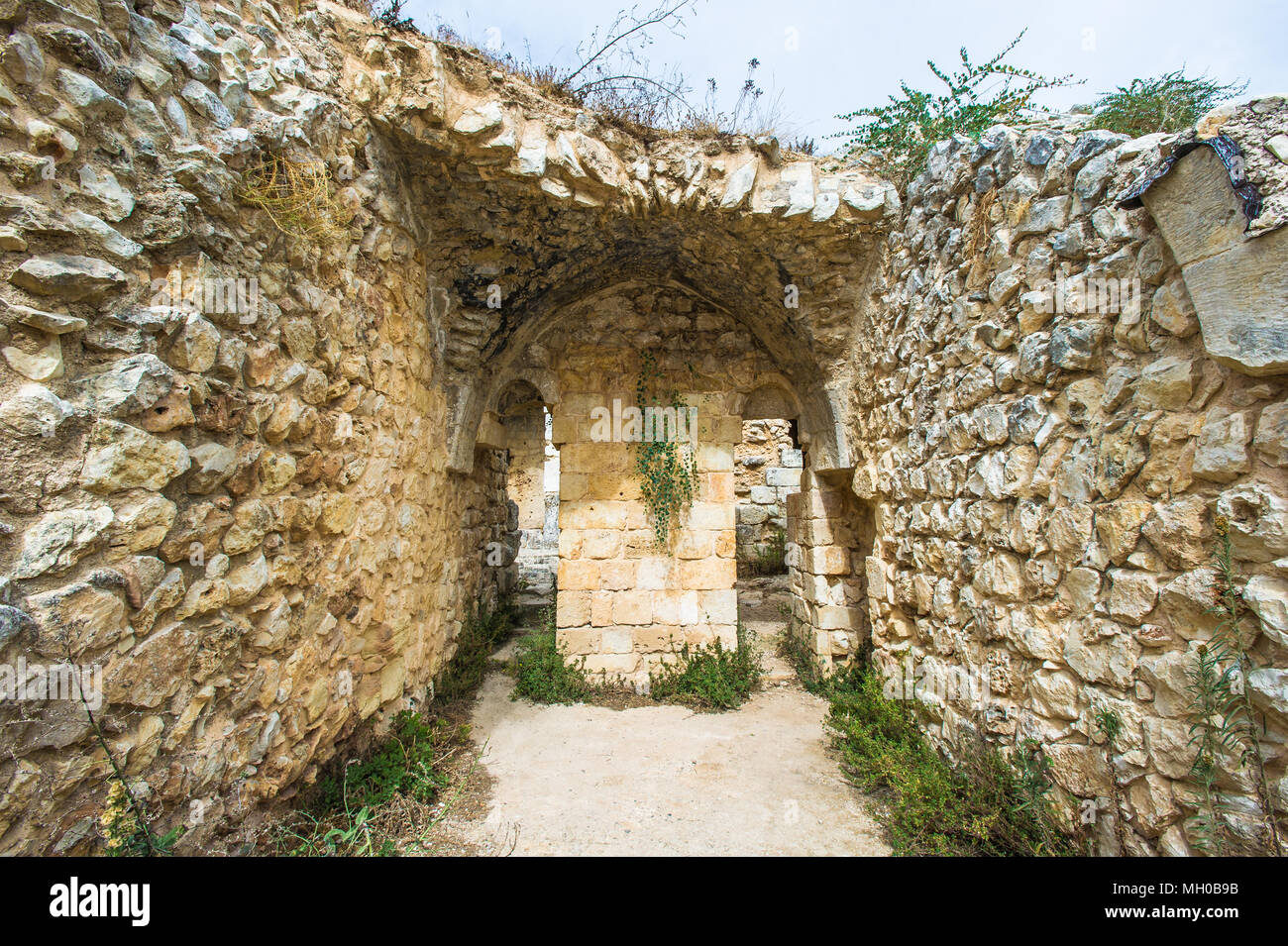 The fortress of Shaizar, a town in northern Syria, administratively ...