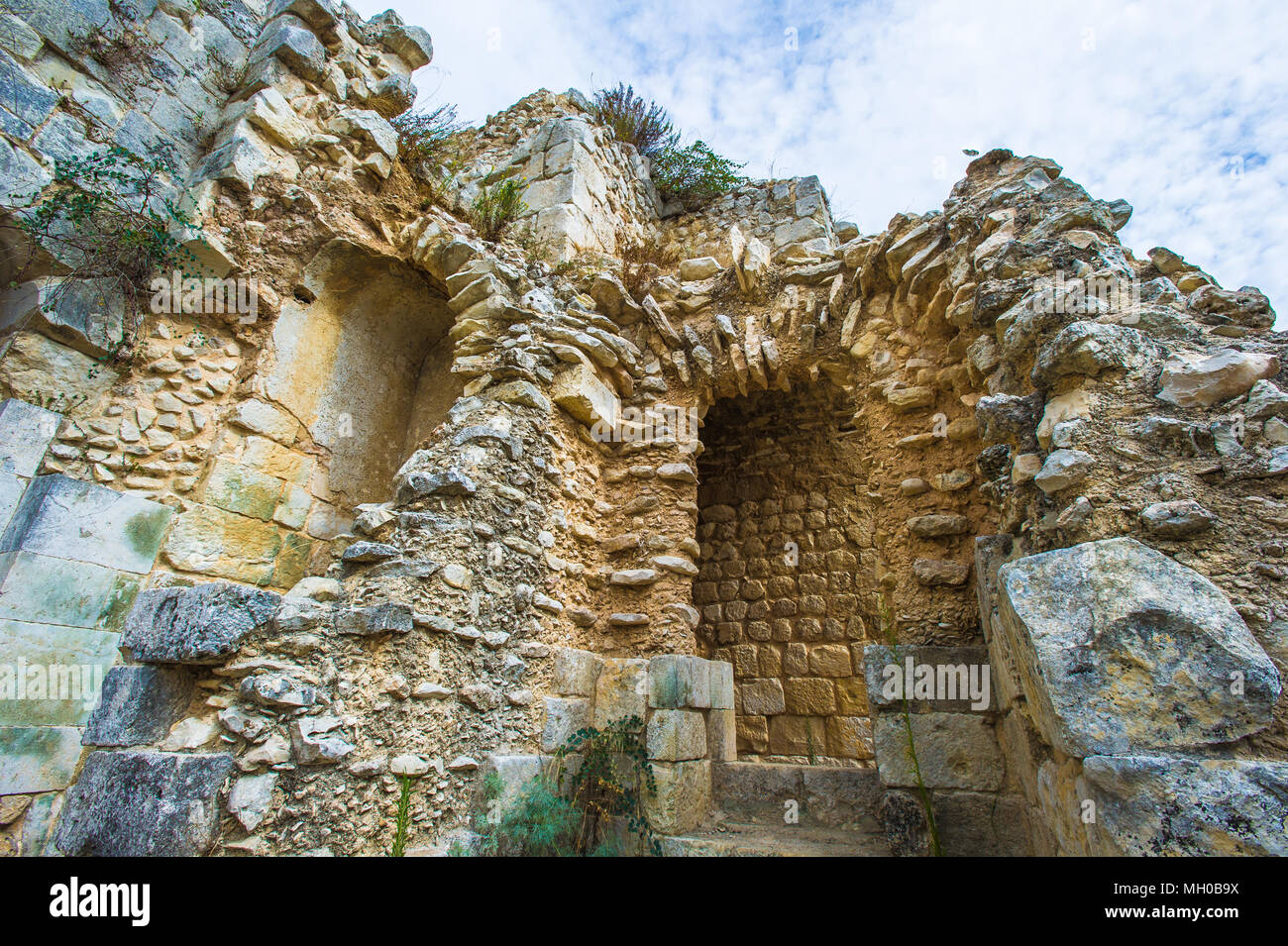 The fortress of Shaizar, a town in northern Syria, administratively ...
