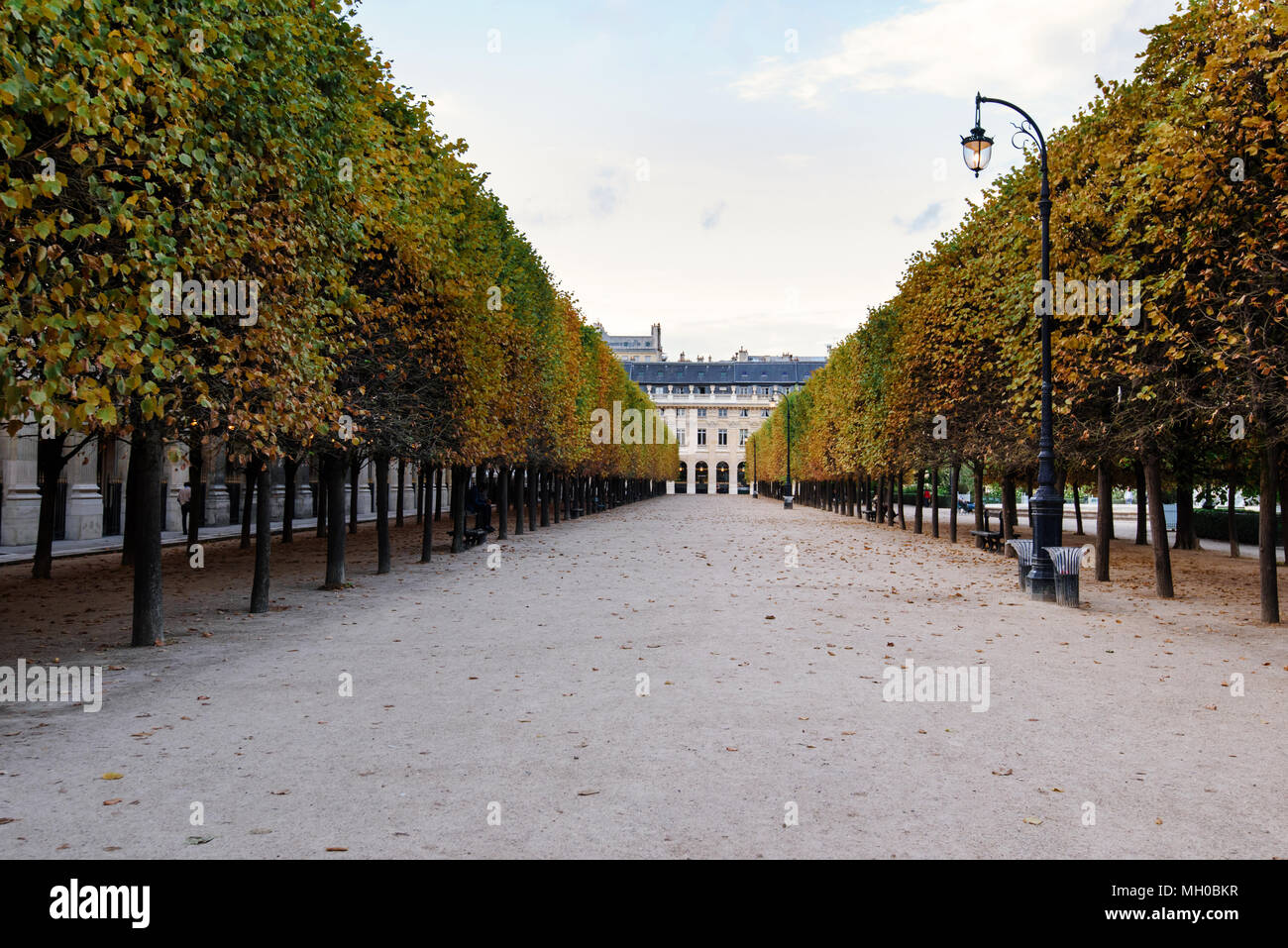Palace Royal Alley in Paris, France Stock Photo - Alamy