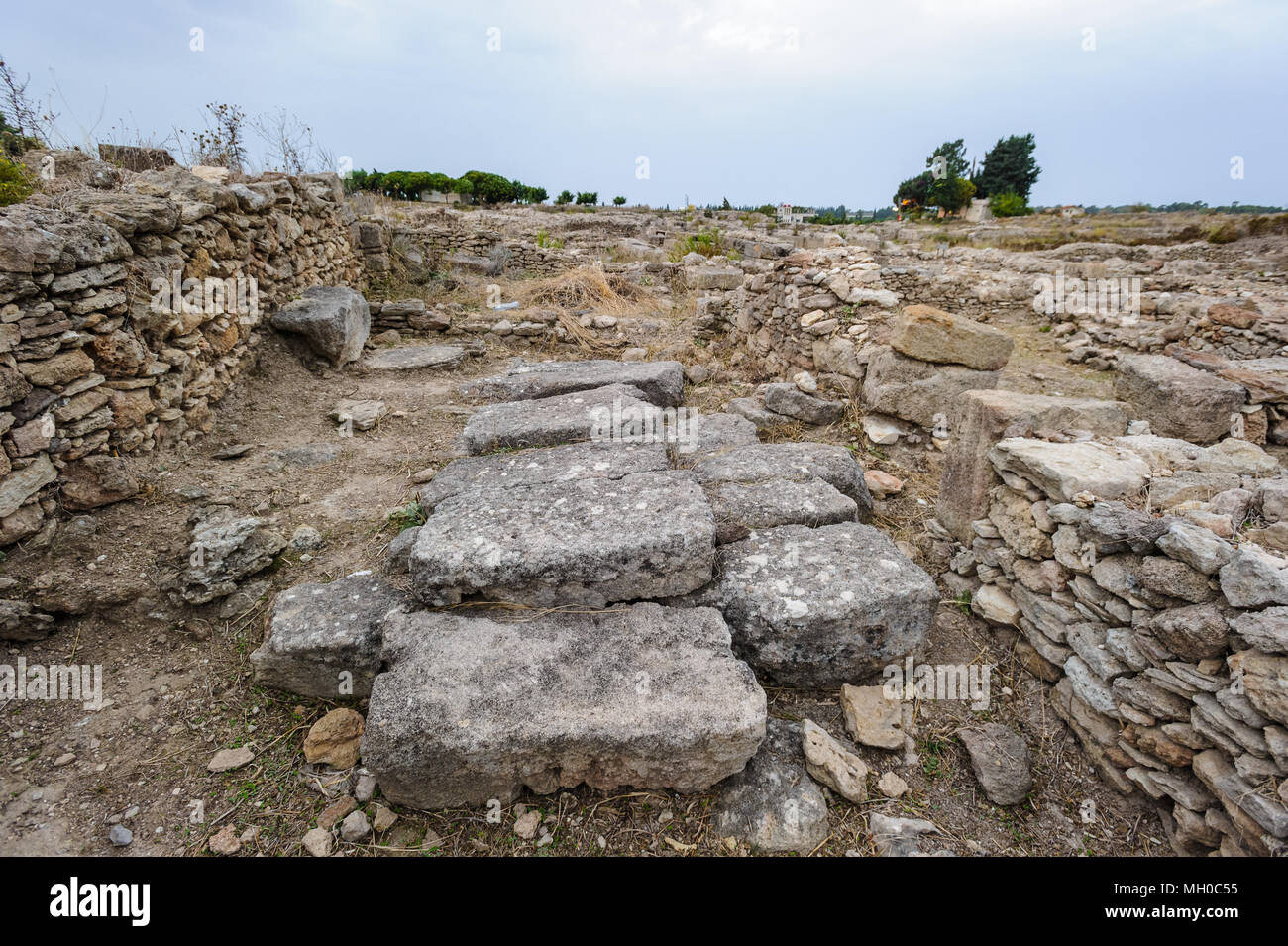 Royal palace of Ugarit, ancient city in Syria Stock Photo - Alamy