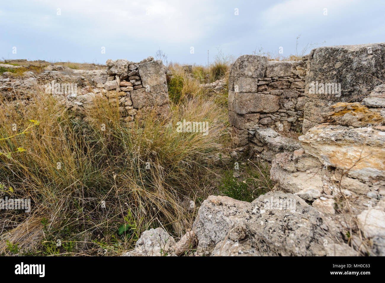 Ruins of Ugarit from the time of the Bronze age Stock Photo - Alamy