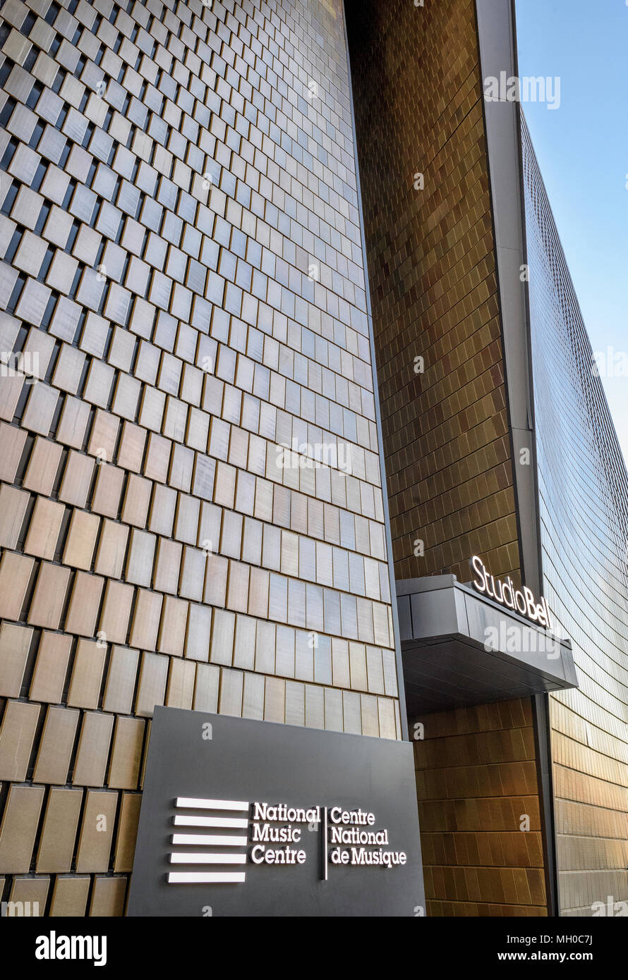 Studio Bell, home of the National Music Centre. Calgary Alberta Canada ...