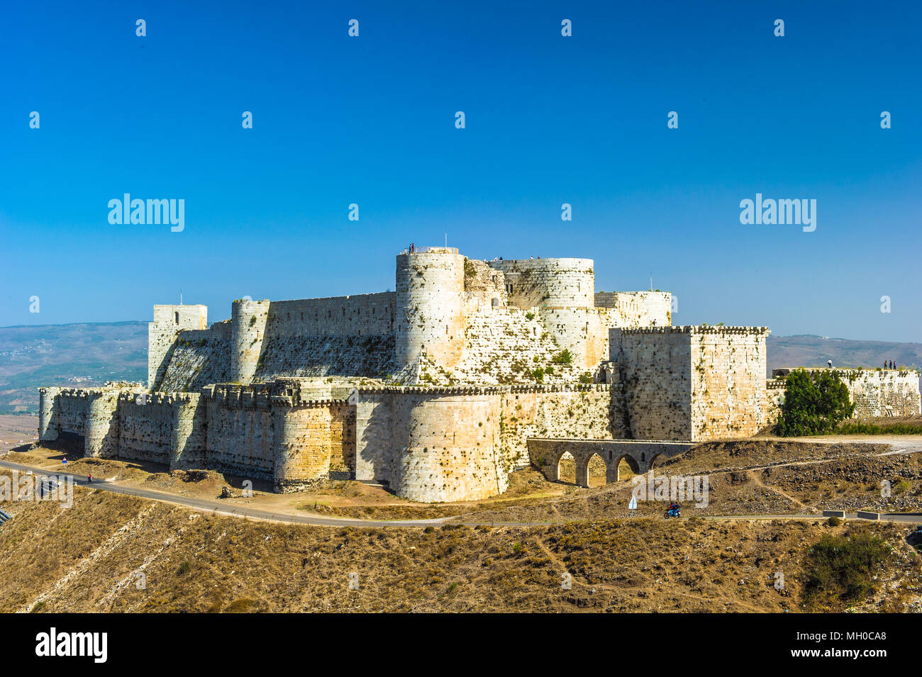 Krak des Chevaliers, also Crac des Chevaliers, is a Crusader castle in ...