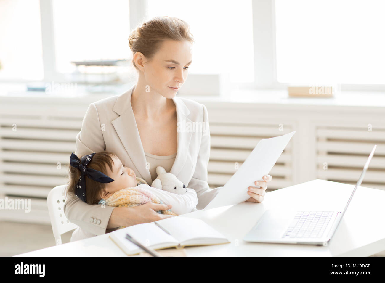 Person paperwork asleep hi-res stock photography and images - Alamy