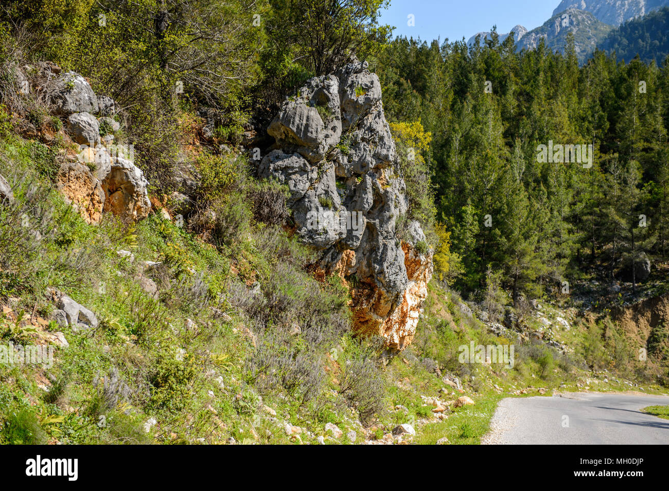 Nature of the Taurus mountains in Turkey Stock Photo - Alamy