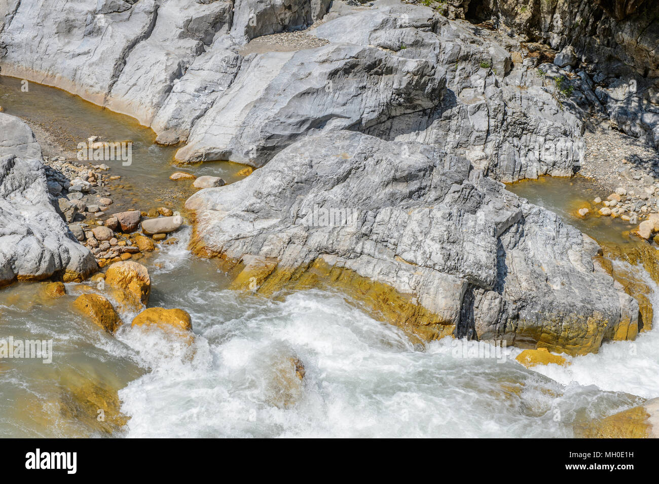 Beautiful view of the mountain river in Turkey Stock Photo - Alamy