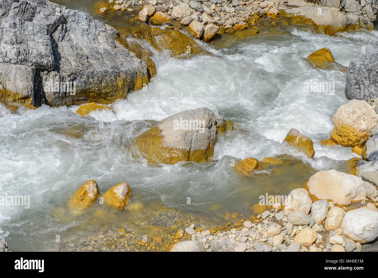 Beautiful view of the mountain river in Turkey Stock Photo - Alamy