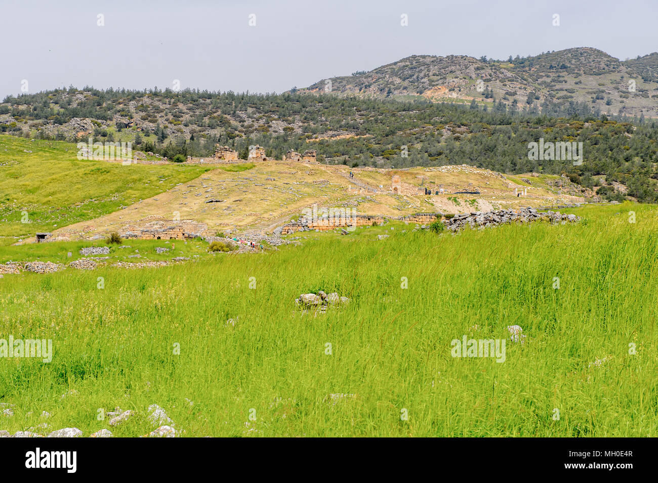 Hierapolis, Pamukkale, Turkey. UNESCO World Heritage Stock Photo - Alamy