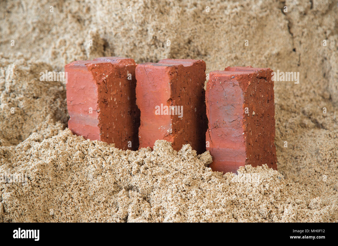 Building material such as sand, pebble, shovel, bucket, hoe, cement and ...