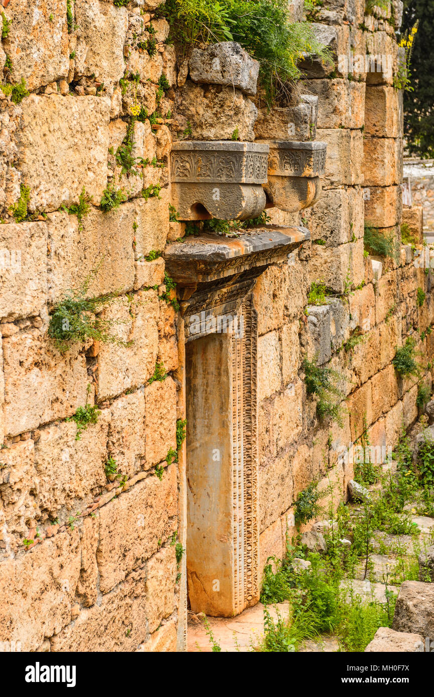 Ancient ruins in the historic part of Antalya, Turkey Stock Photo - Alamy