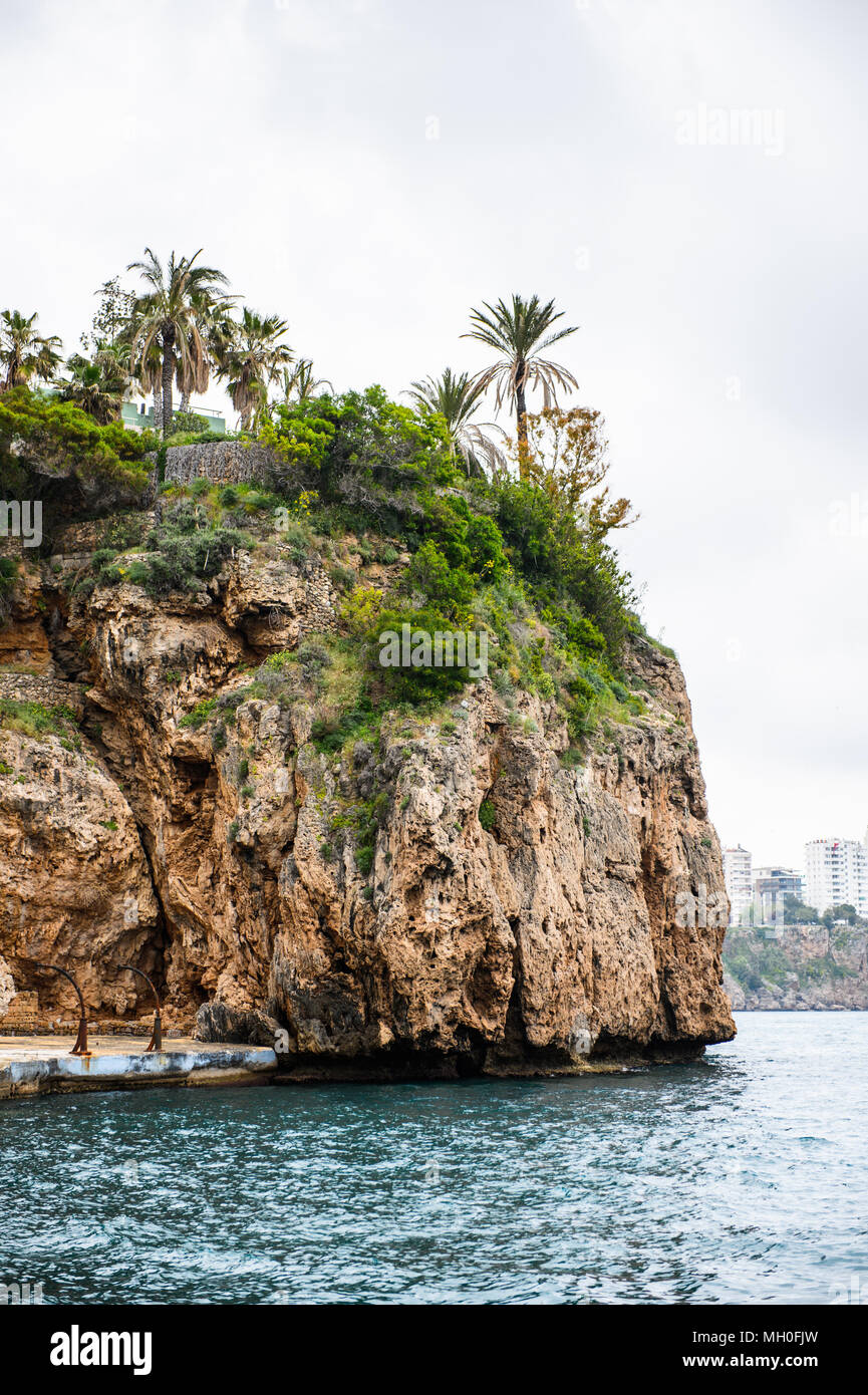 Rocks near the historic town of Antalya, Turkey Stock Photo - Alamy
