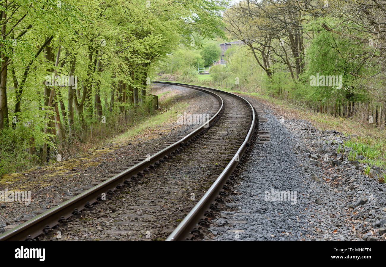 Track corner stones hi-res stock photography and images - Alamy