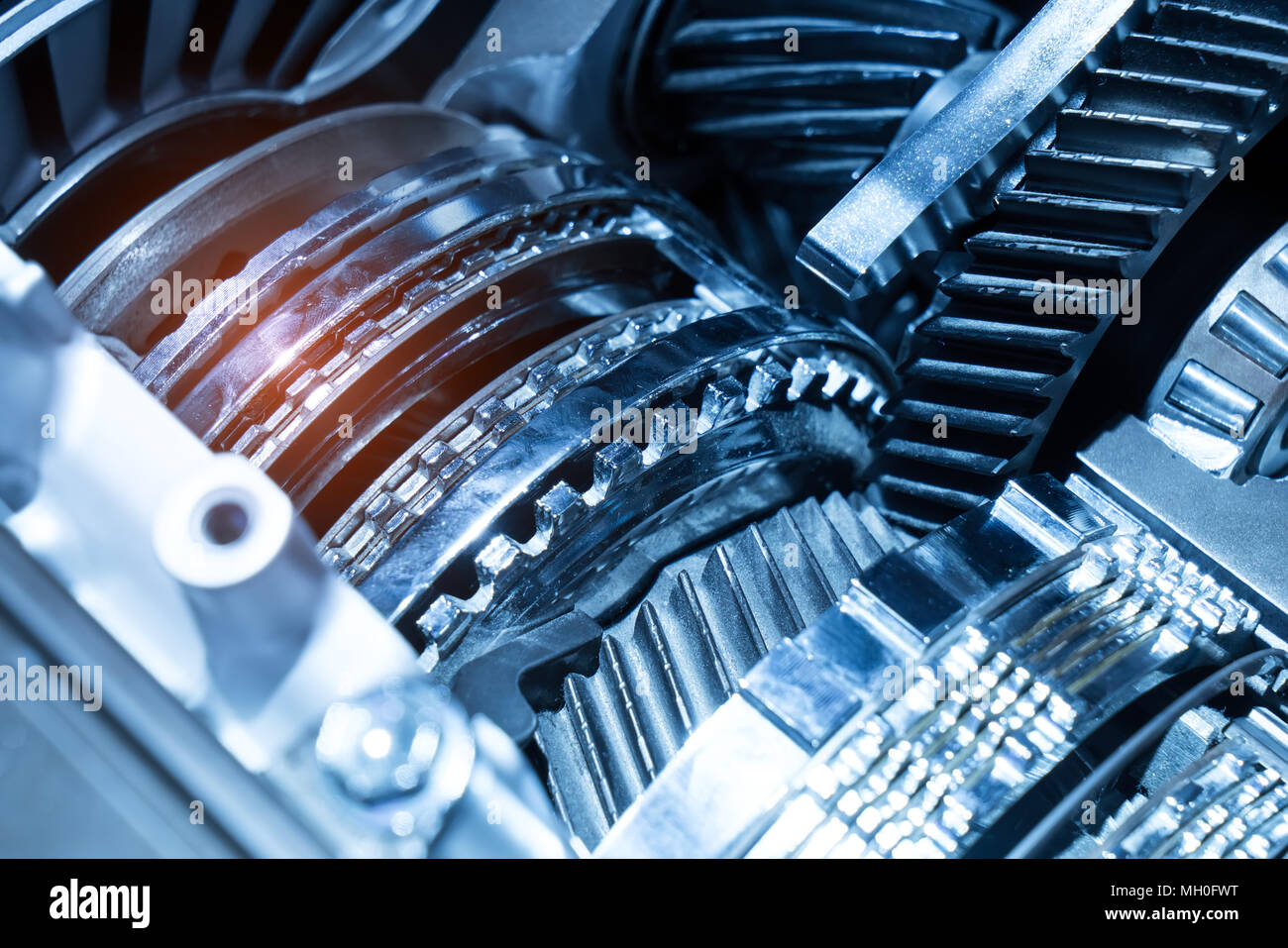 Automotive transmission gearbox Stock Photo - Alamy