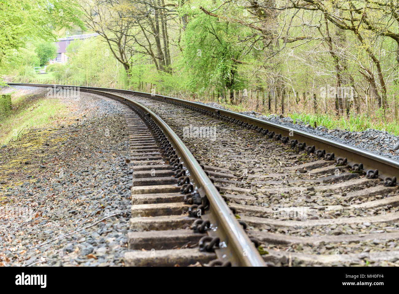 Track corner stones hi-res stock photography and images - Alamy