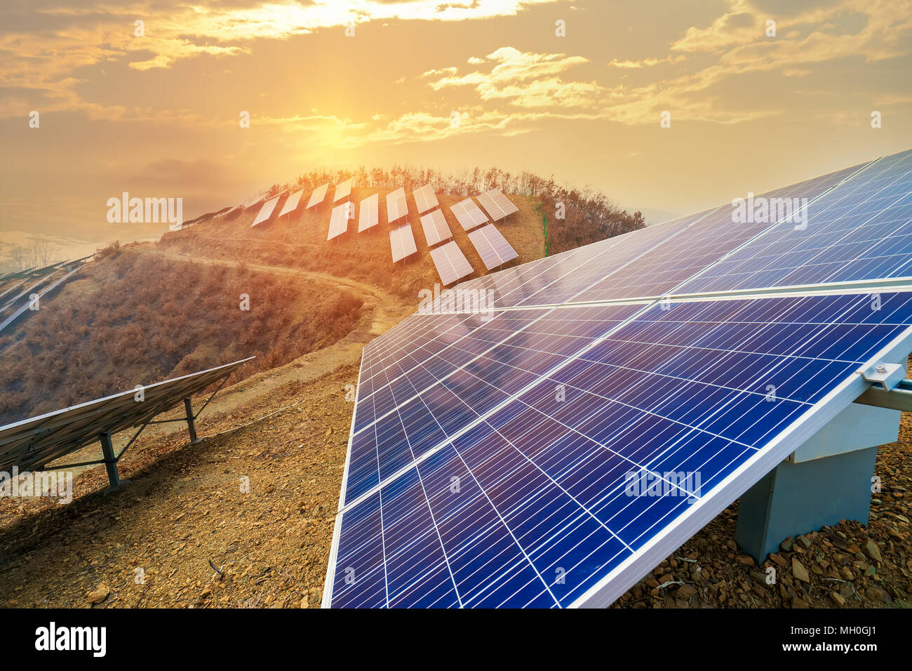 Solar energy modern electric power production technology renewable ...