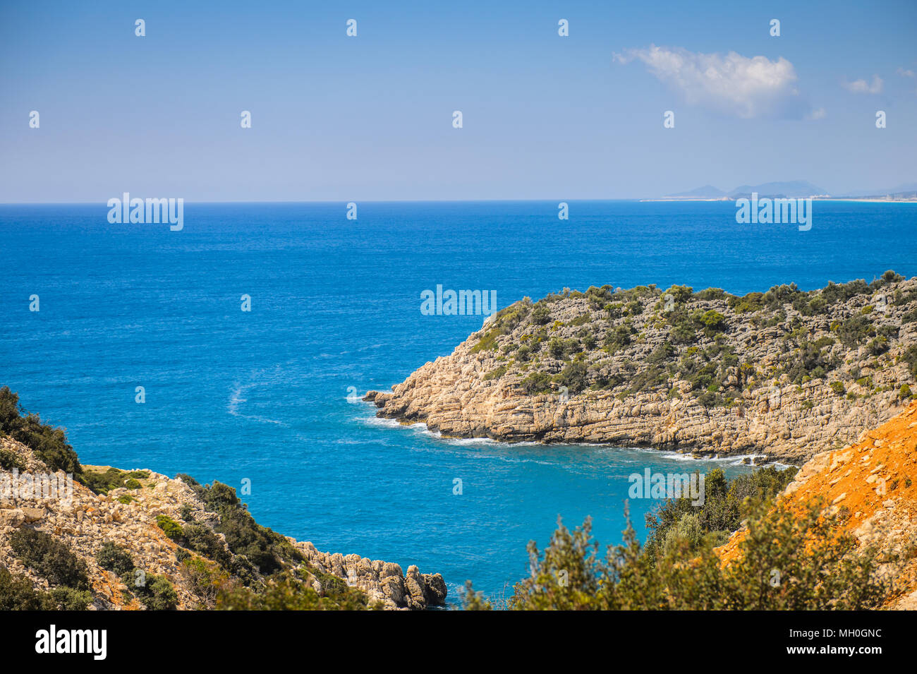 Nature of the Mediterranean sea Stock Photo - Alamy