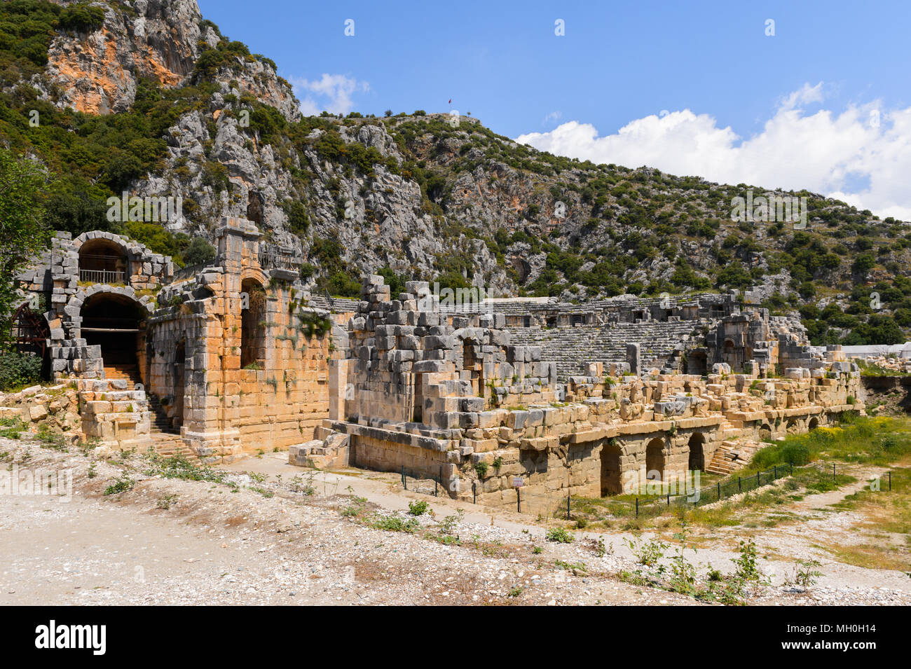 Ancient theater, Myra, Turkey Stock Photo - Alamy