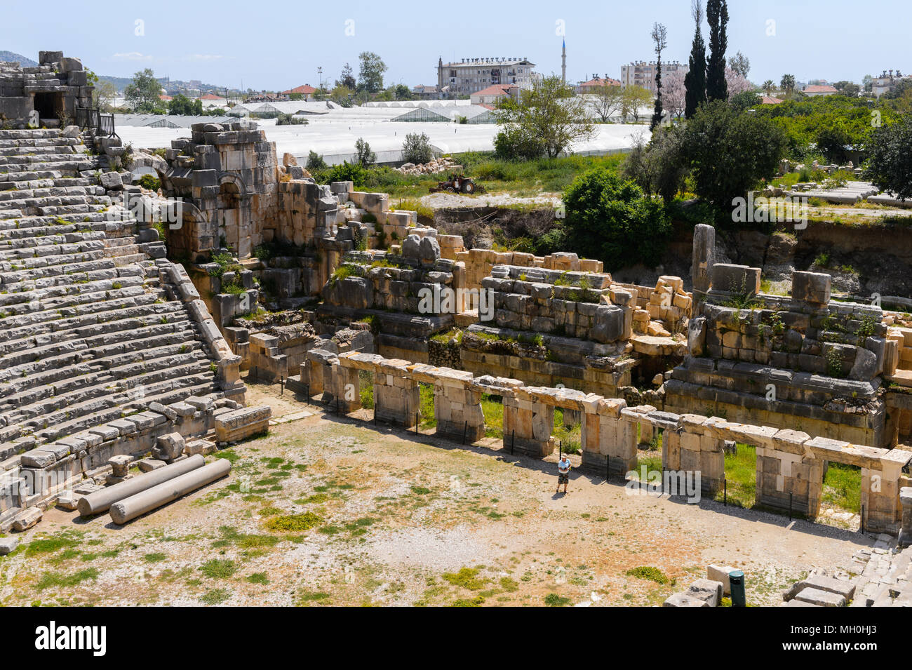 Ancient theater, Myra, Turkey Stock Photo - Alamy