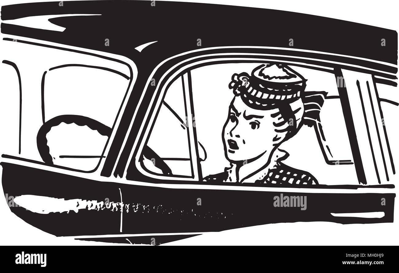 Funny woman 1950s Stock Vector Images - Alamy