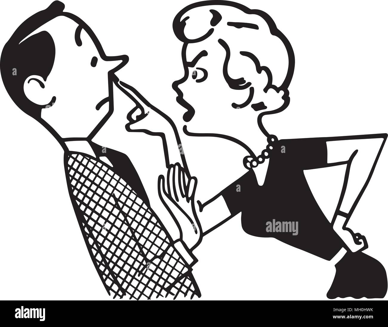 Crazy woman, illustration hi-res stock photography and images - Alamy