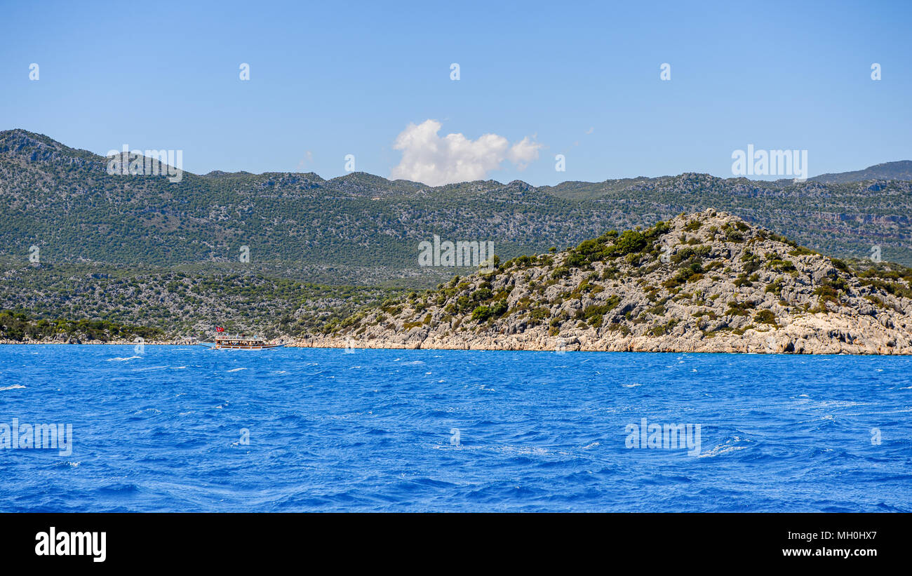 Mediterranean sea in Turkey Stock Photo - Alamy