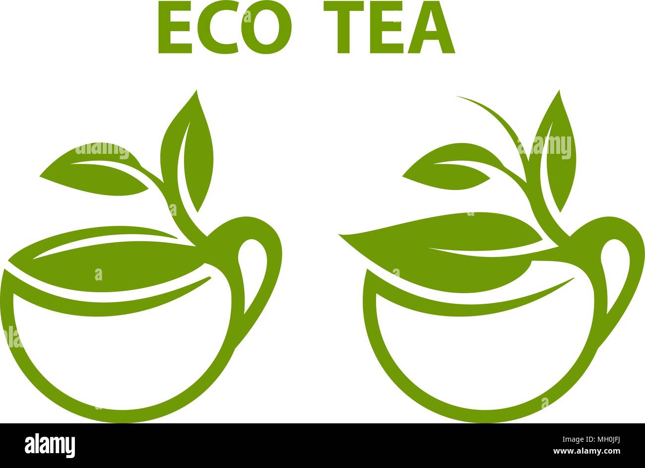 Eco tea. Eco product logo Stock Vector Image & Art - Alamy