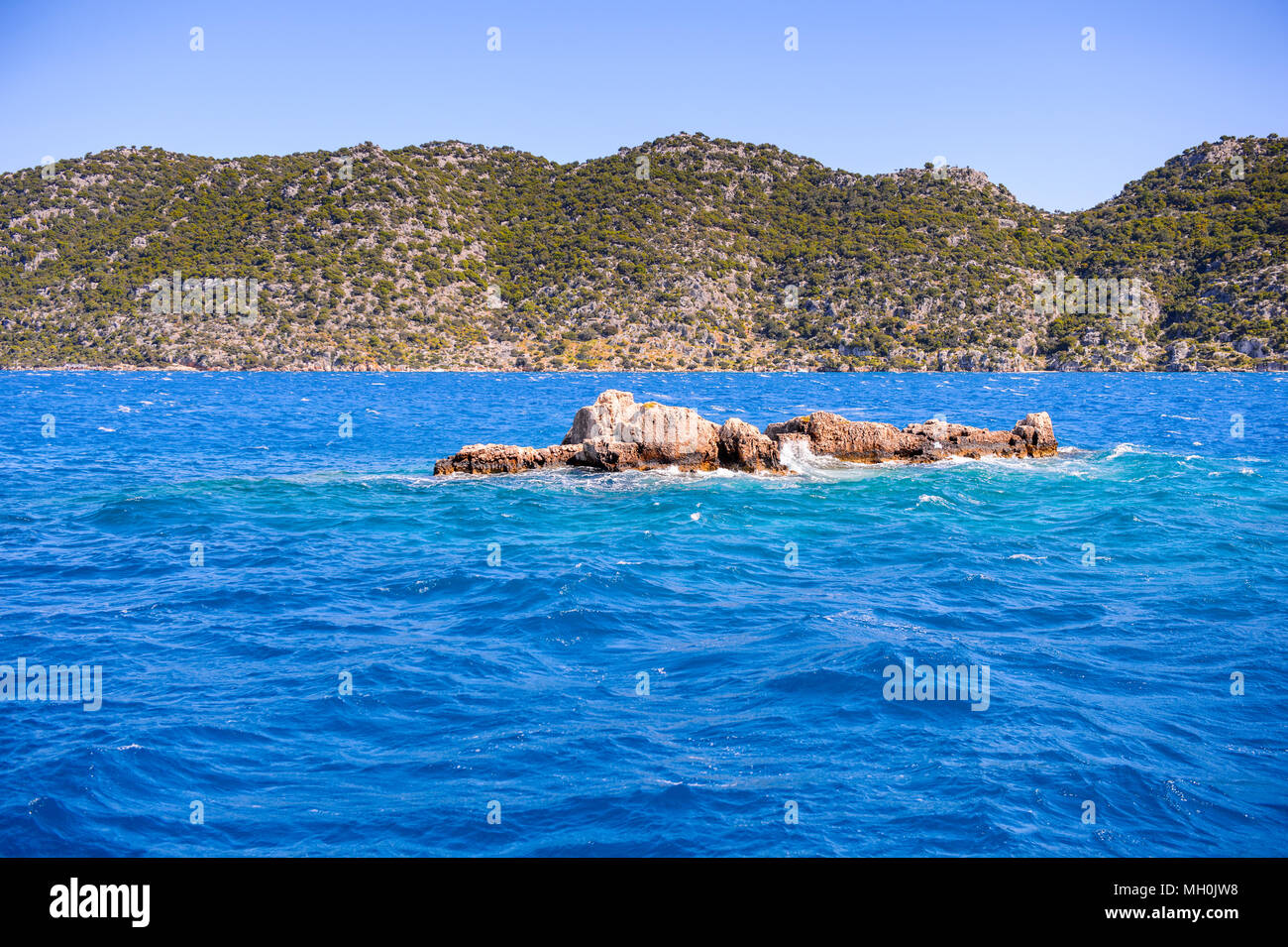 Mediterranean sea in Turkey Stock Photo - Alamy