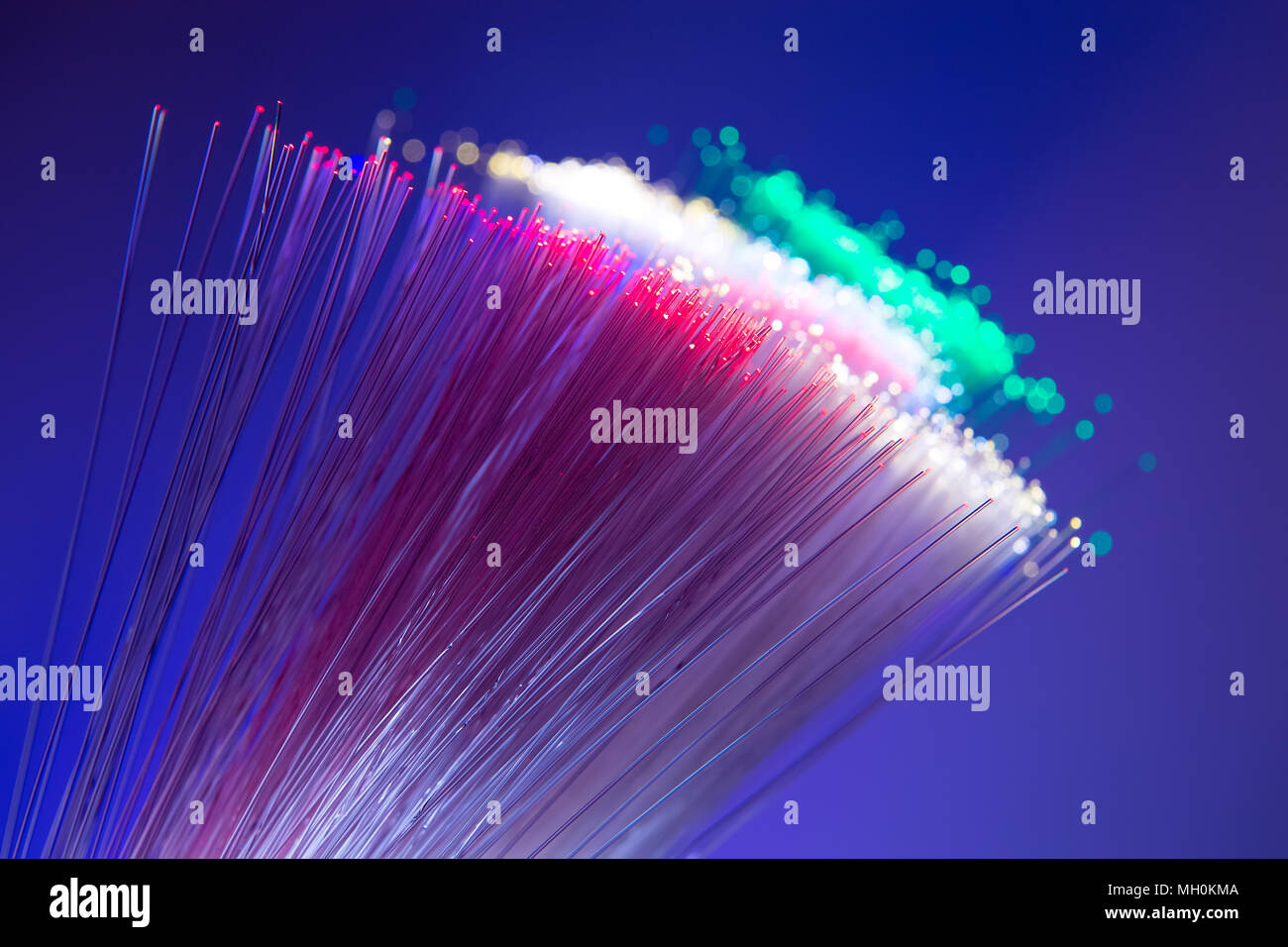 fiber optical network cable Stock Photo - Alamy