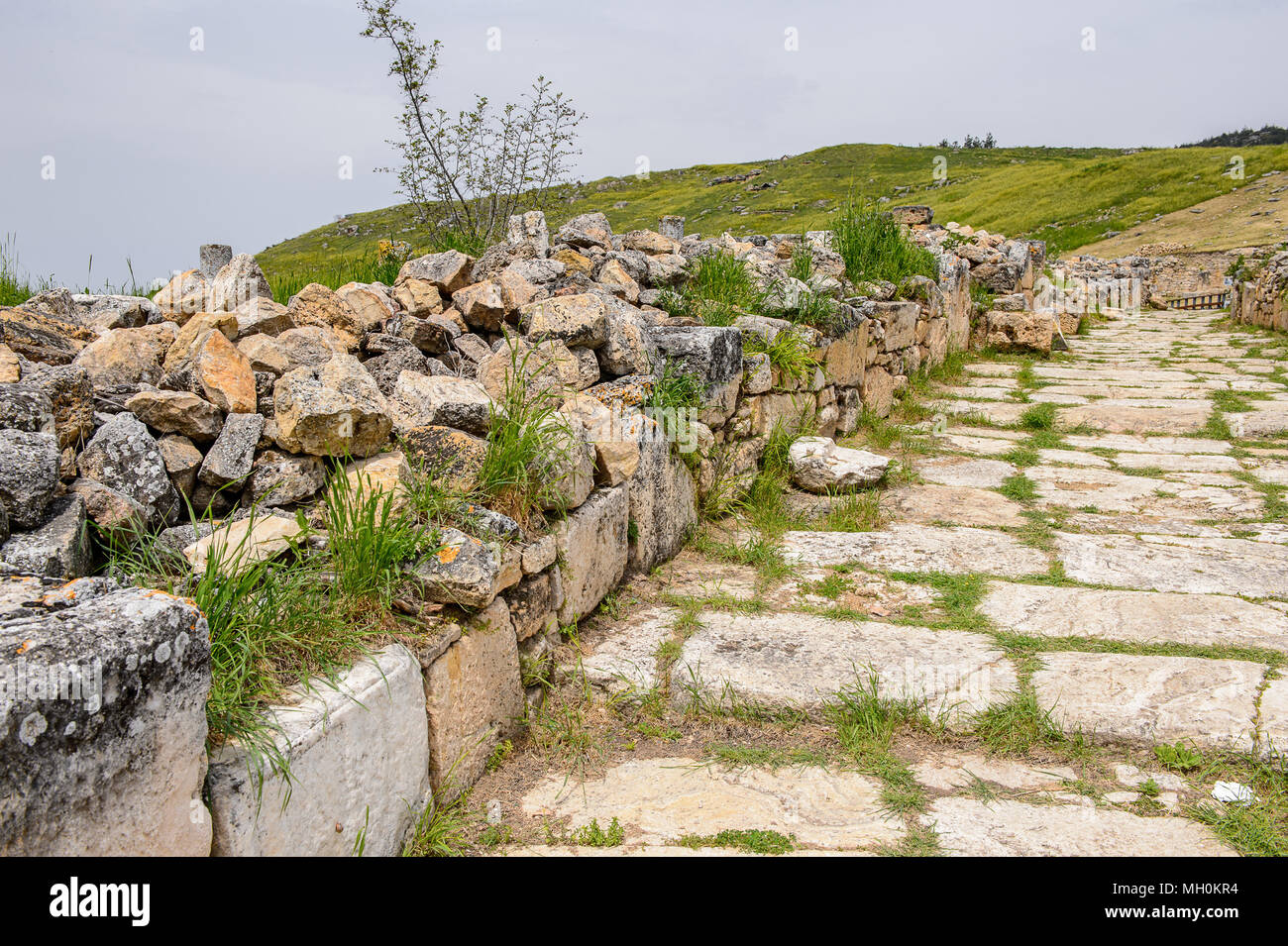Hierapolis, Pamukkale, Turkey. UNESCO World Heritage Stock Photo - Alamy