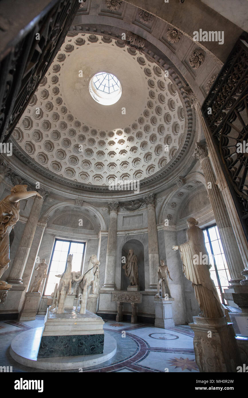 Sala Rotonda: shaped like a miniature Pantheon, the room has impressive ...
