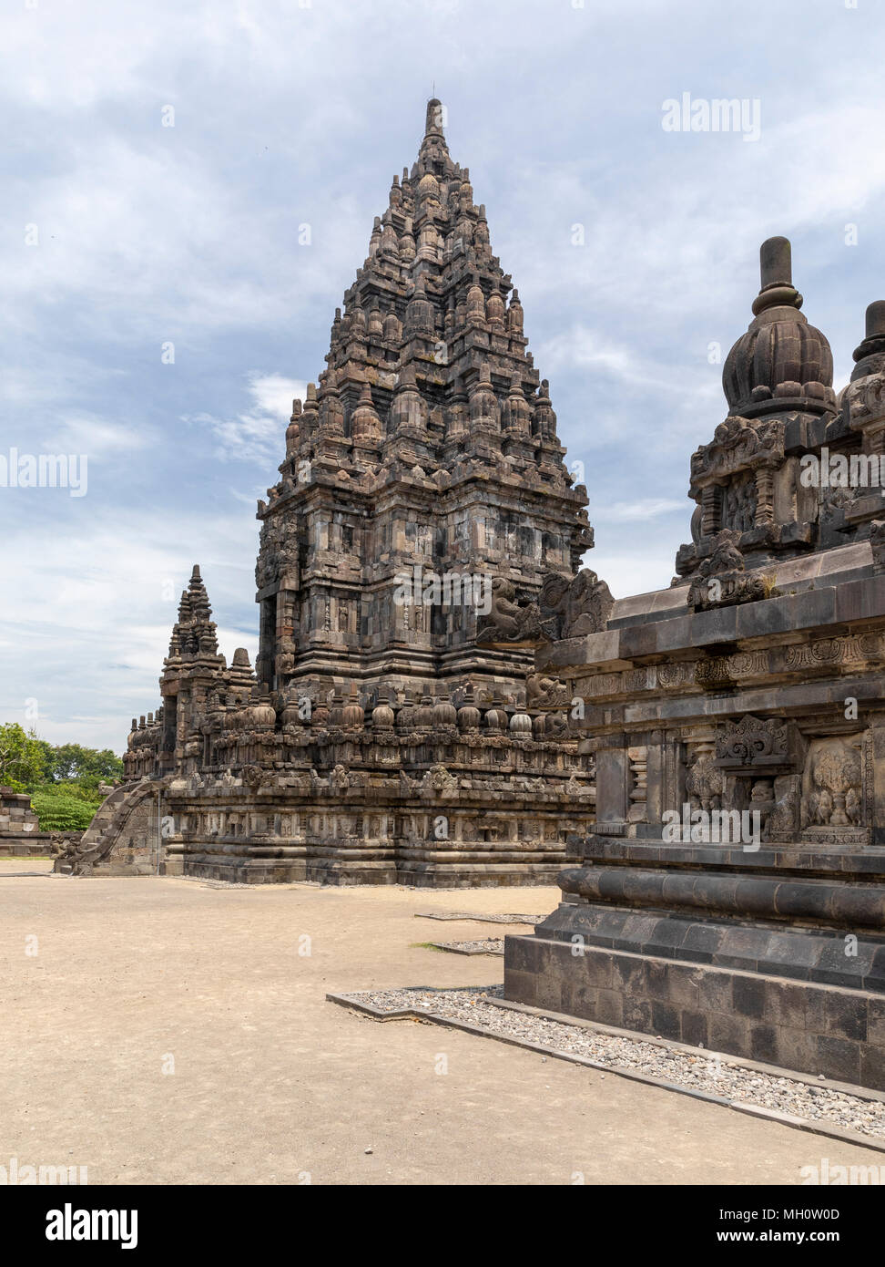 Hindu temple prambanan indonesia java hi-res stock photography and ...
