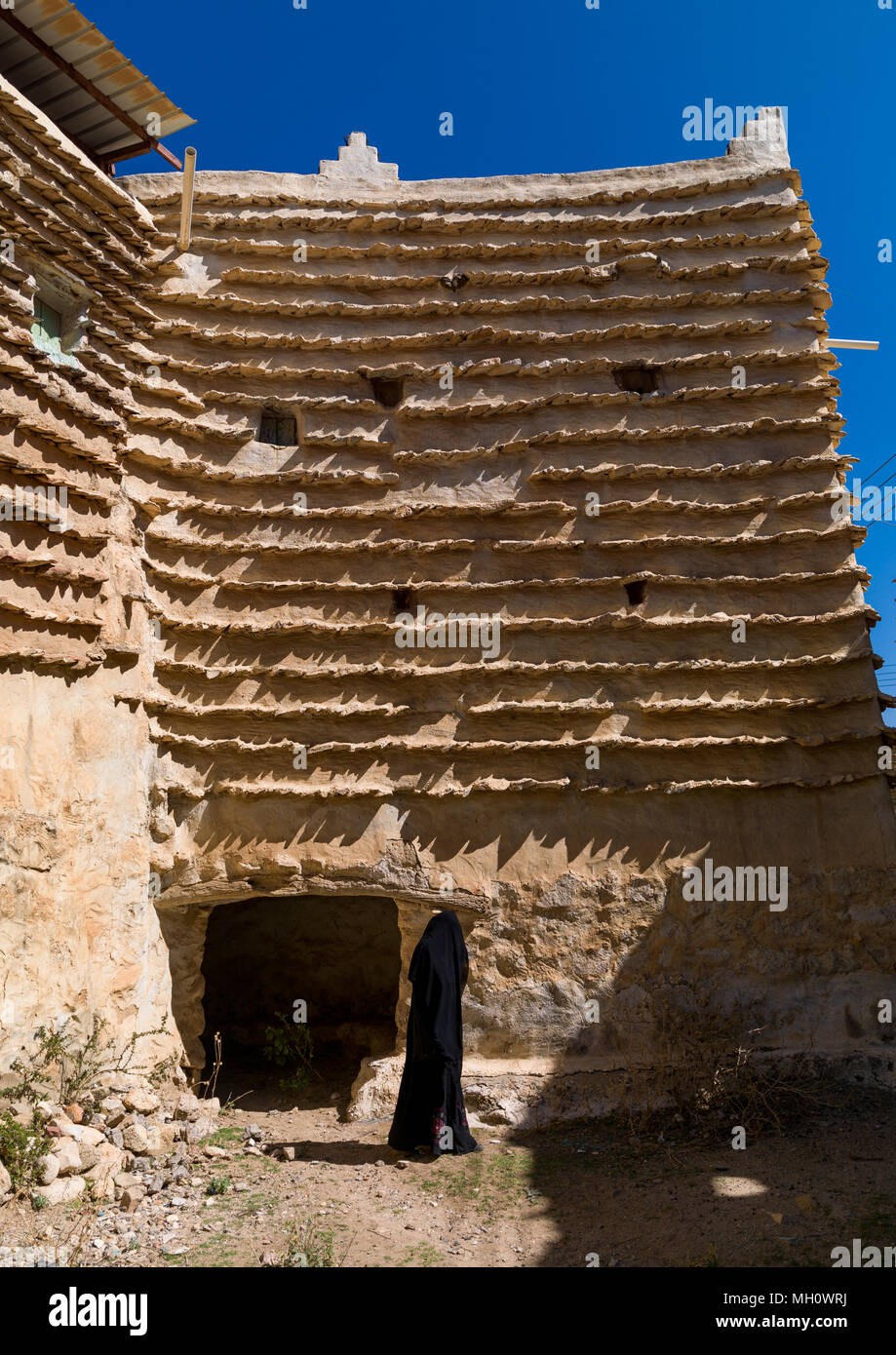 Old house, Asir Province, Ahad Rafidah, Saudi Arabia Stock Photo - Alamy