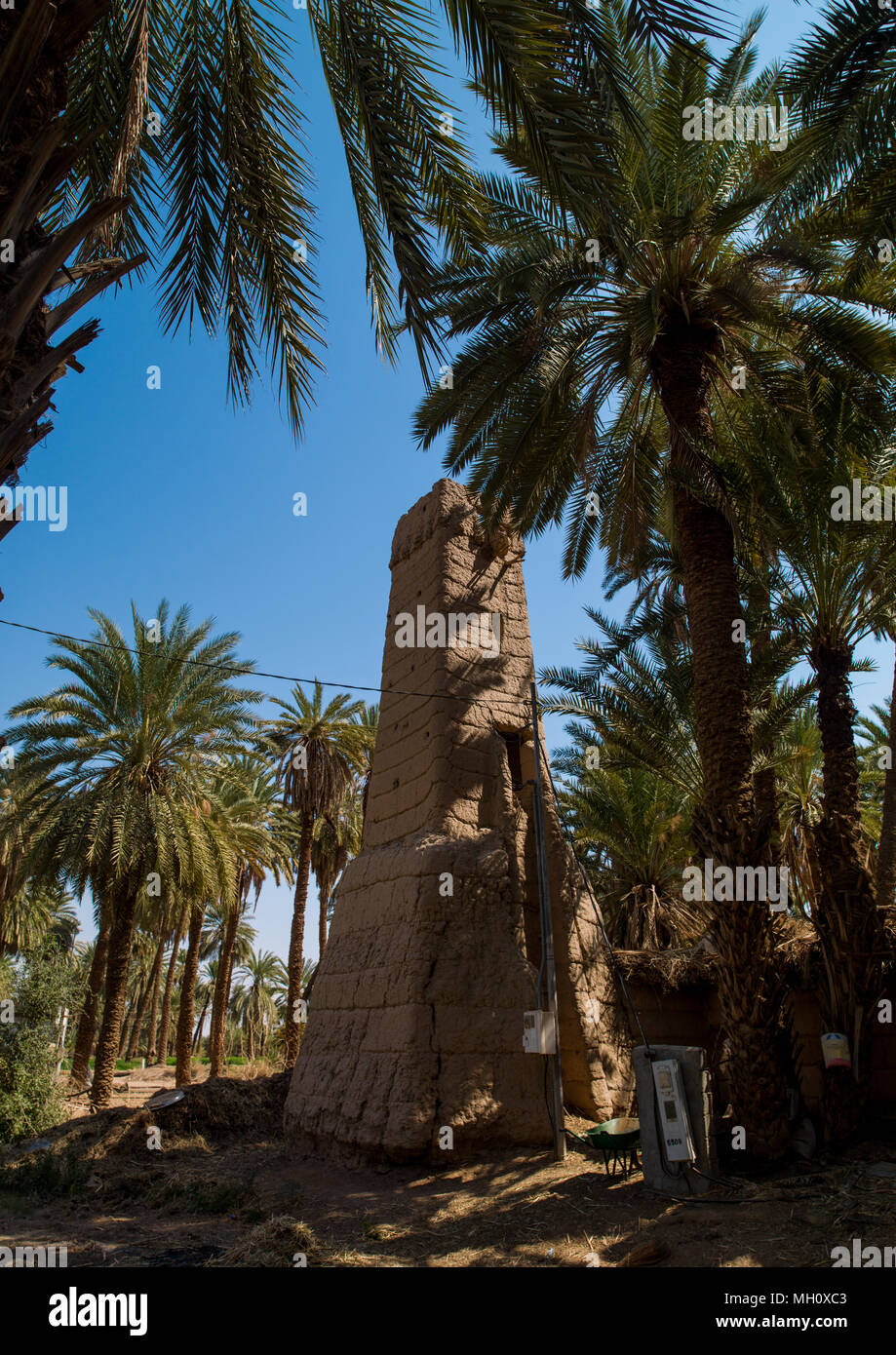 Traditional mud-bricks house, Najran Province, Najran, Saudi Arabia ...