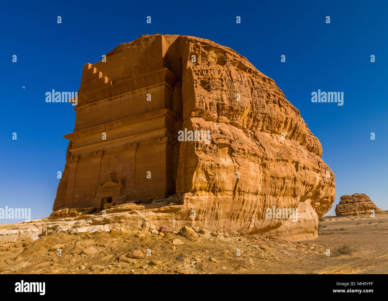 Qsar farid nabataean tomb in madain saleh archaeologic site, Al Madinah ...