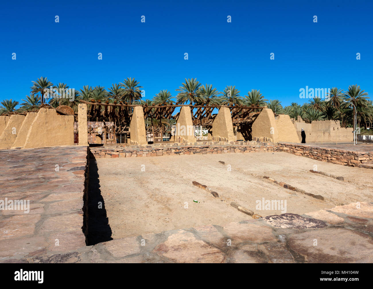 Ancient haddaj well, Tabuk province, Tayma, Saudi Arabia Stock Photo ...
