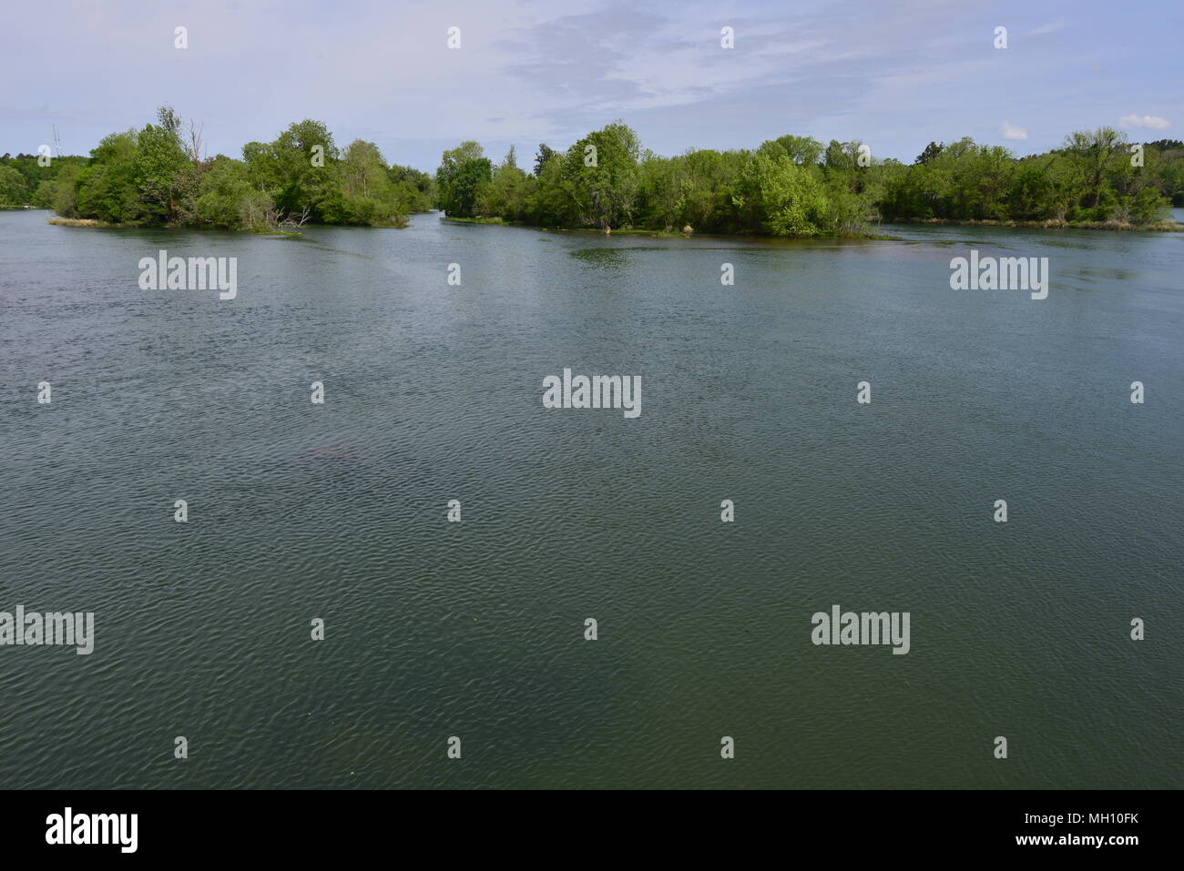 The Savannah river in Augusta, Georgia Stock Photo - Alamy