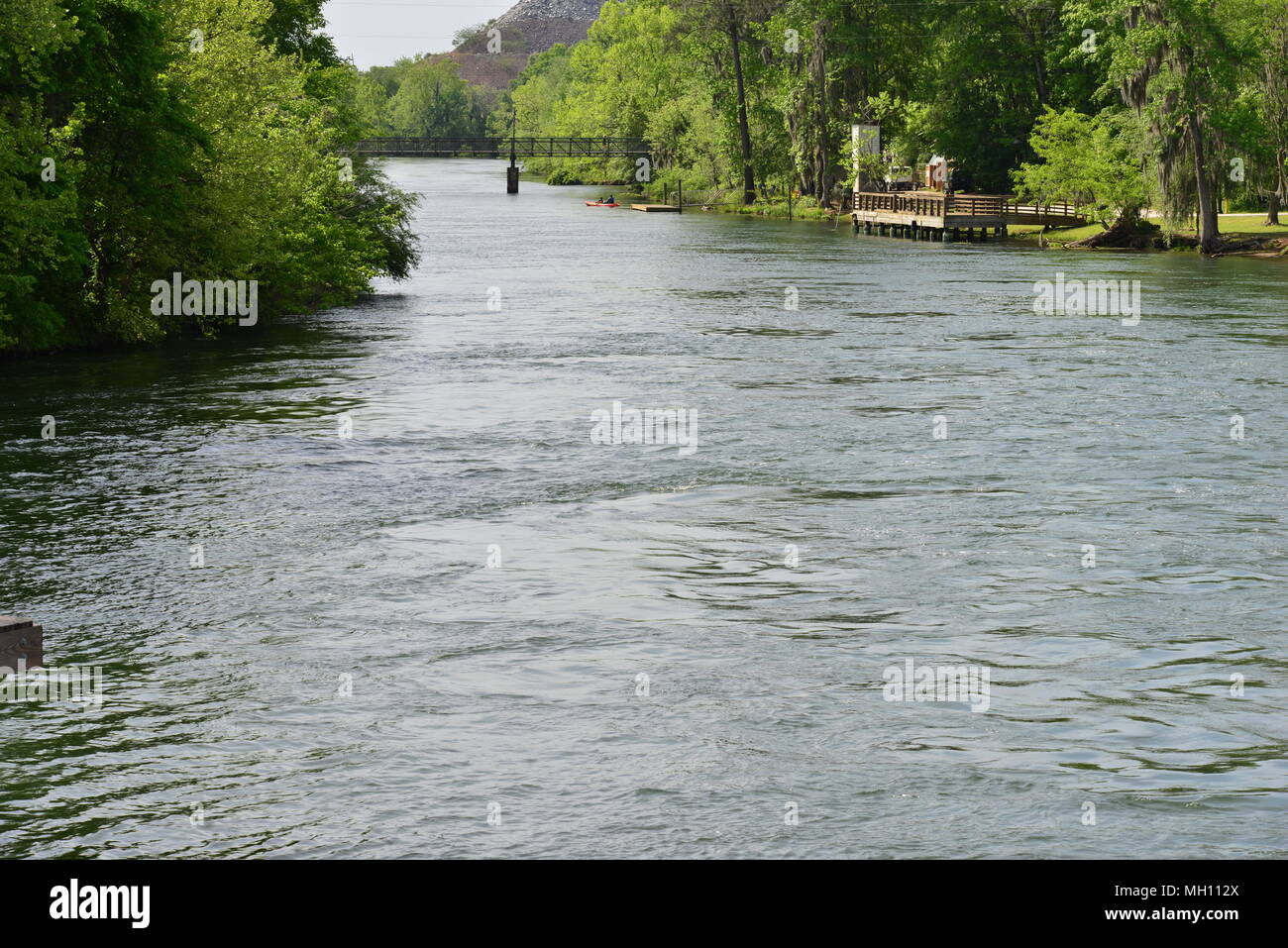 The Augusta canal at Augusta in Georgia Stock Photo - Alamy