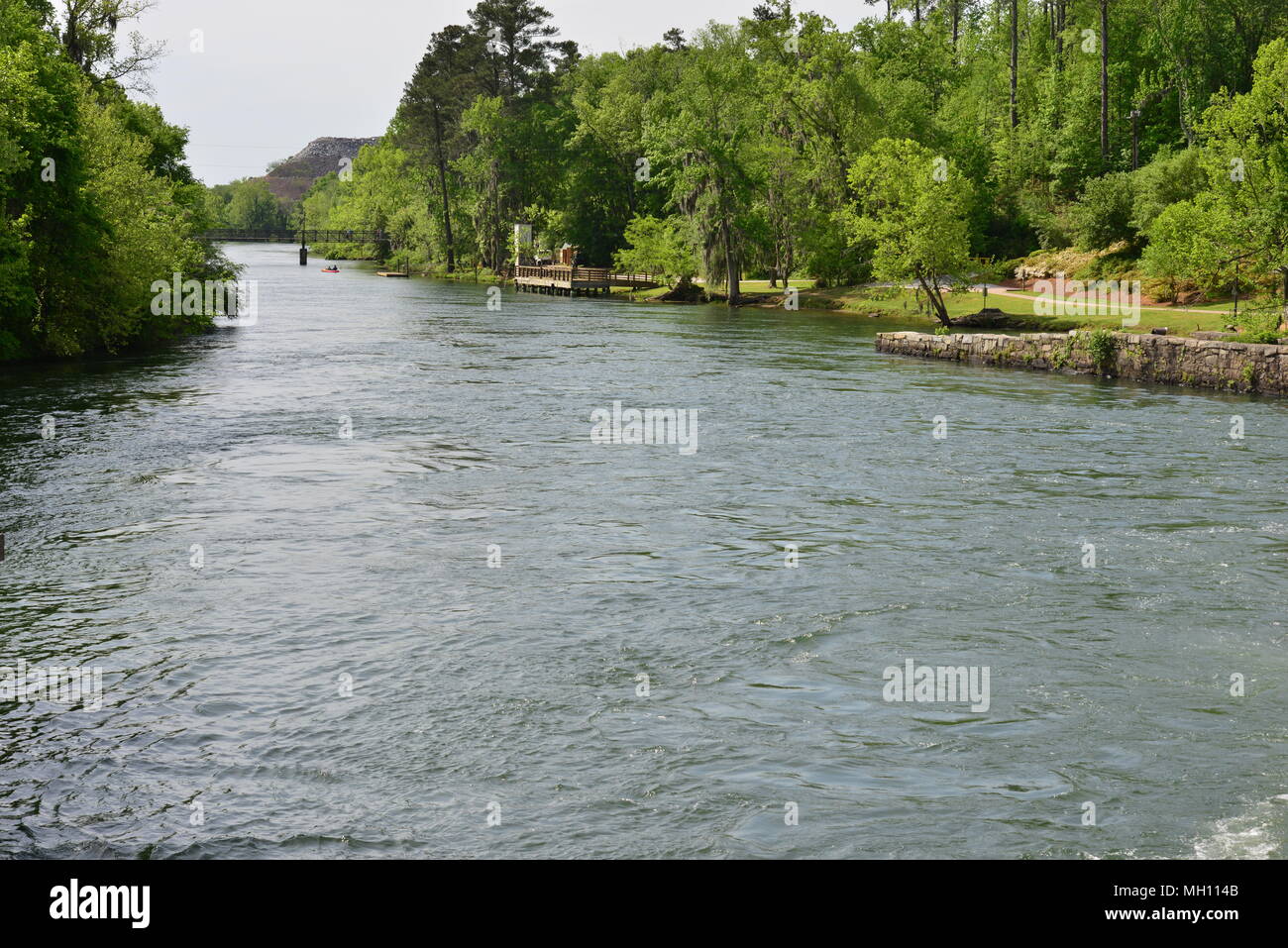 The Augusta canal at Augusta in Georgia Stock Photo - Alamy