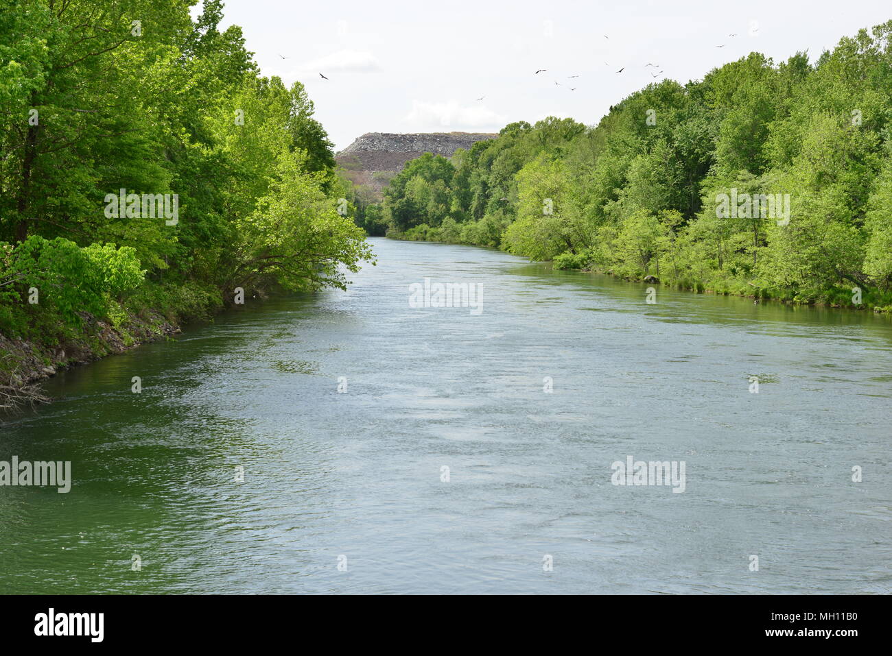 The Augusta canal at Augusta in Georgia Stock Photo - Alamy