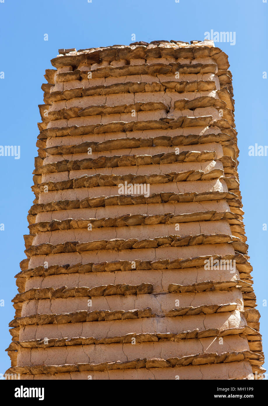 Traditional clay and silt homes in a village, Najran Province, Najran ...