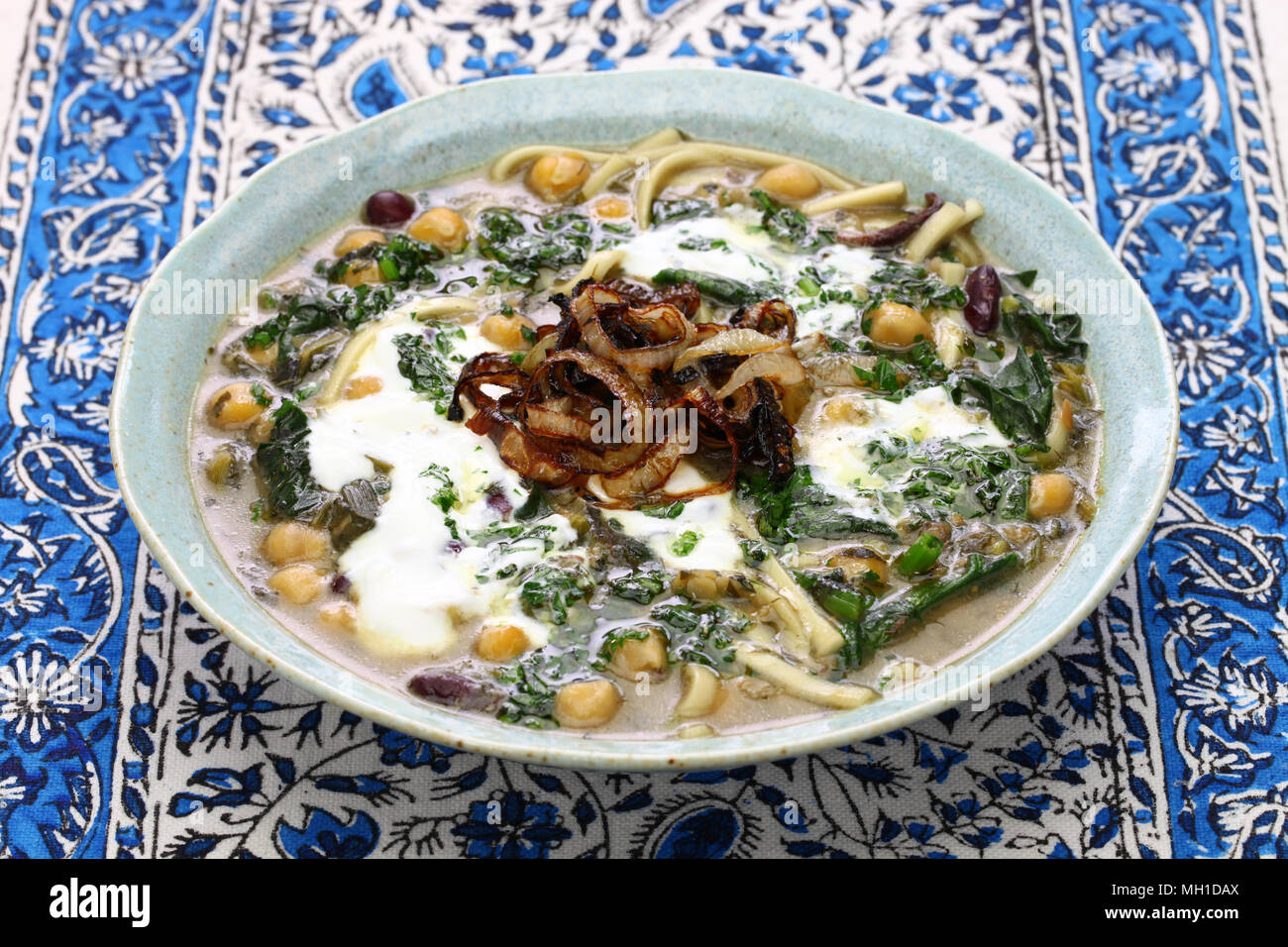 ash reshteh, persian new years noodle soup Stock Photo - Alamy