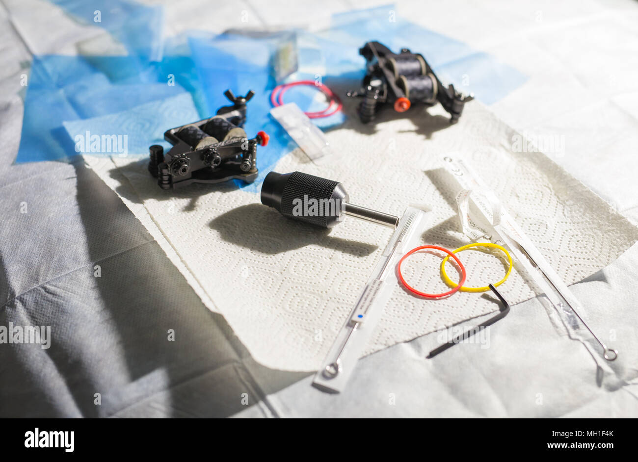tools for tattooing Stock Photo - Alamy