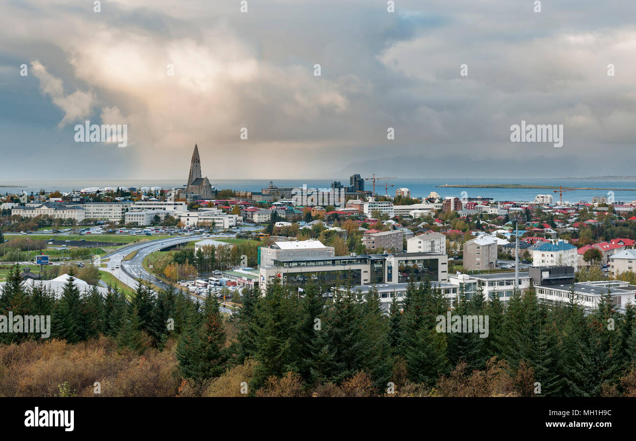 Reykjavik from perlan hi-res stock photography and images - Alamy