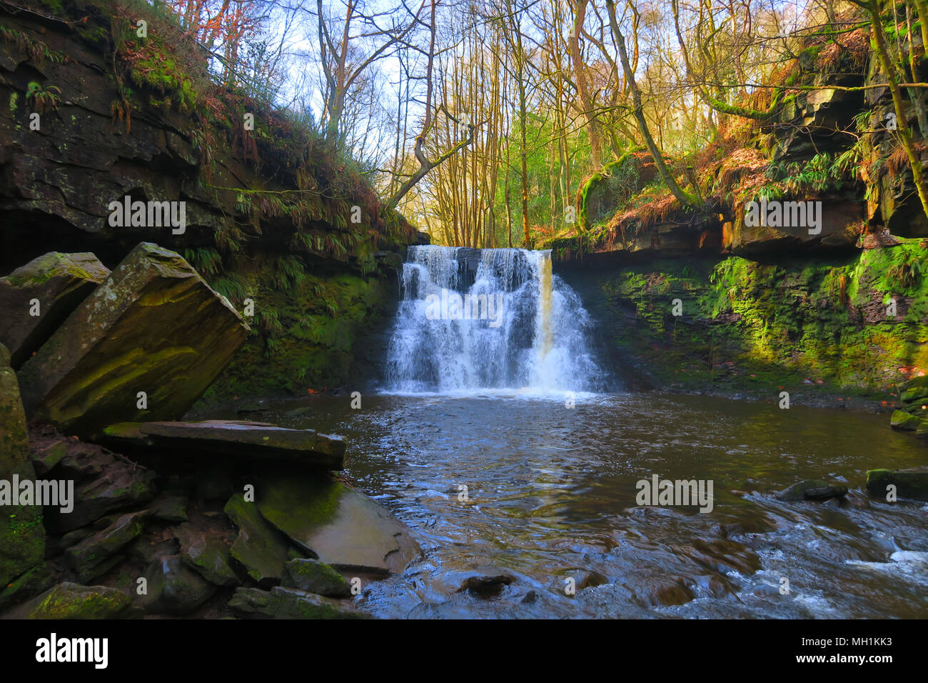 Goit stock waterfall Stock Photo - Alamy