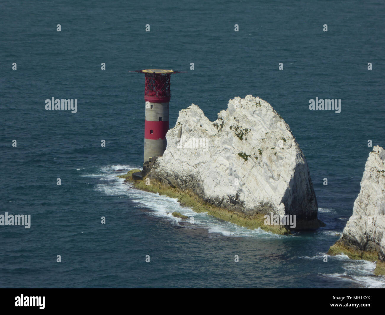 The Needles lighthouse Stock Photo - Alamy