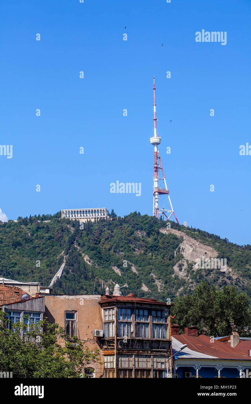Tbilisi television tower hi-res stock photography and images - Alamy