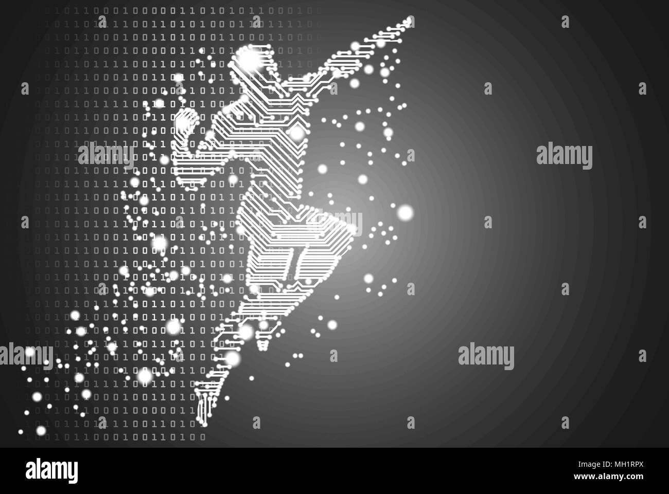 Big data and artificial intelligence concept Stock Vector Image & Art ...