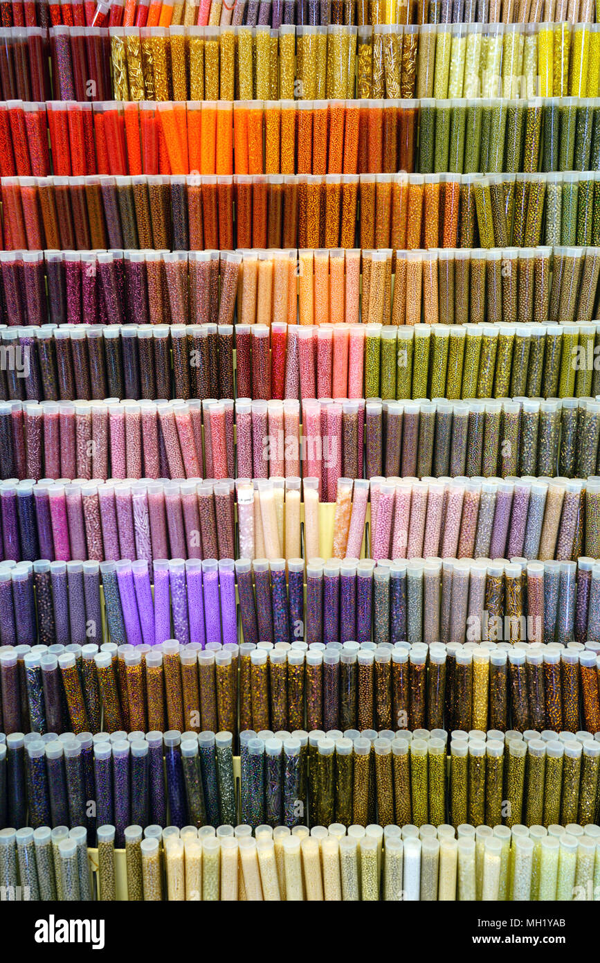 Colorful bead display hi-res stock photography and images - Alamy