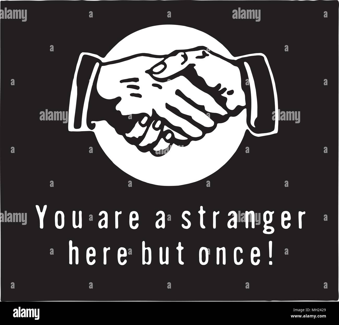 Be a stranger Stock Vector Images - Alamy